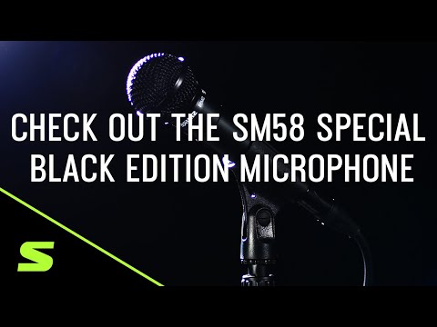 Shure SM58 SE: 전설의 Back in Black > 뉴-스 | 스원포코