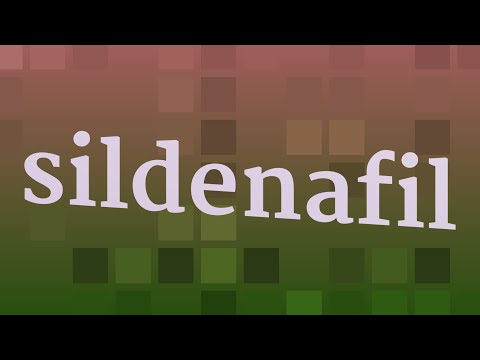 SILDENAFIL pronunciation • How to pronounce SILDENAFIL