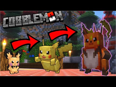 Gorochu Pikachu's Custom Evolution! Cobblemon Minecraft Pixelmon