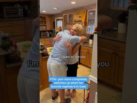 POV: Your Mom Completely Switches Up When Her Favorite Nephew is in Town