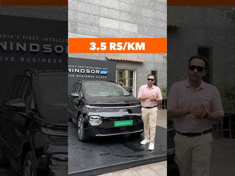 MG Windsor EV Price of Rs 9.99 Lakh Explained 😎 EMI on Battery at Rs 3.5/KM @MGMotorIndia #ev