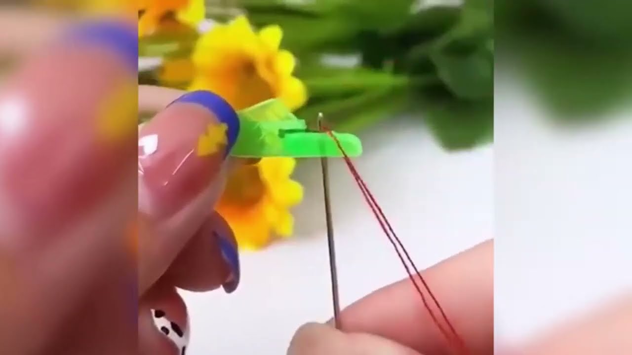 Fish Mouth Sewing Machine Needle Threader