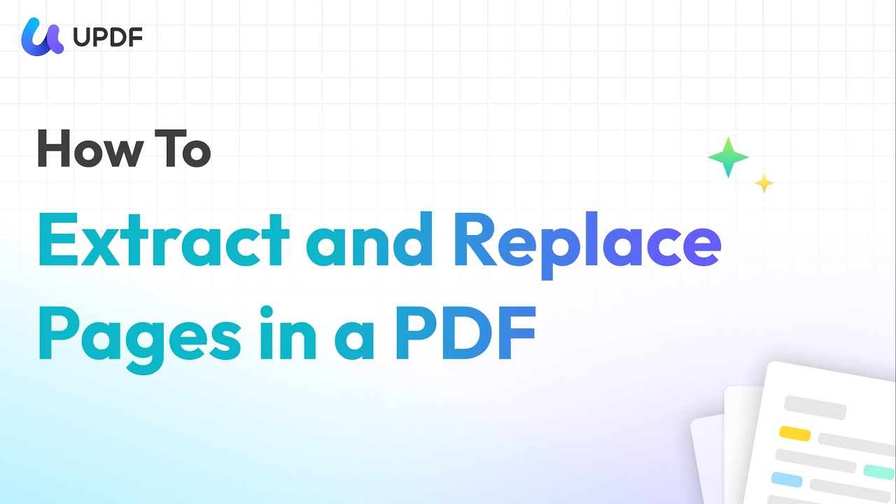 How to Extract and Replace Pages in a PDF | UPDF Tutorial Made Easy