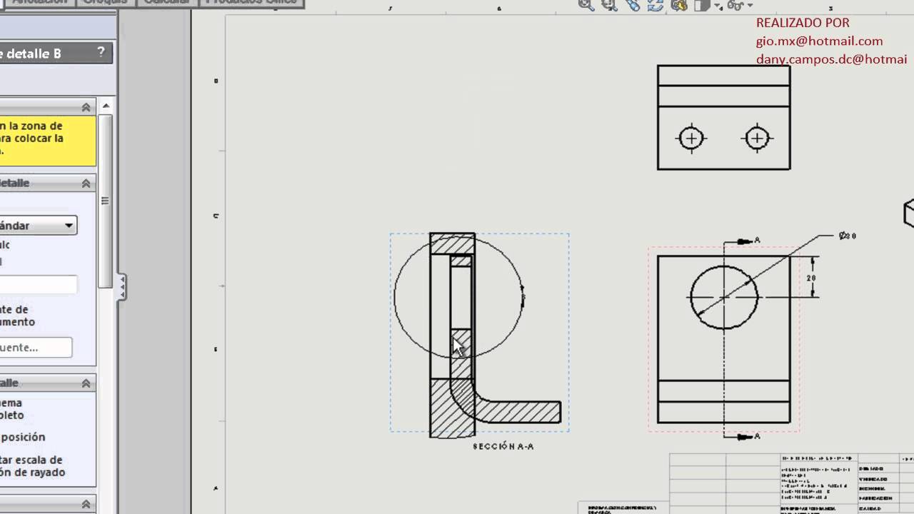 Tutorial de Solidworks (básico) 10.Dibujos