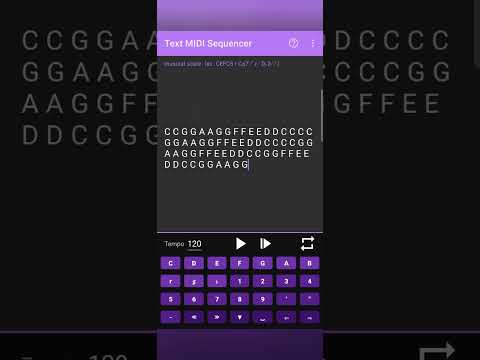 Google Bard and Text MIDI Sequencer app create music / AI+VMI