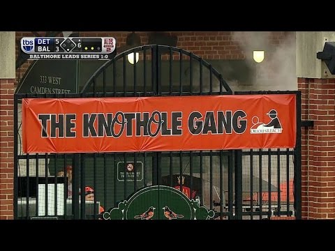 DET@BAL Gm2: Knothole Gang invites kids to watch ALDS