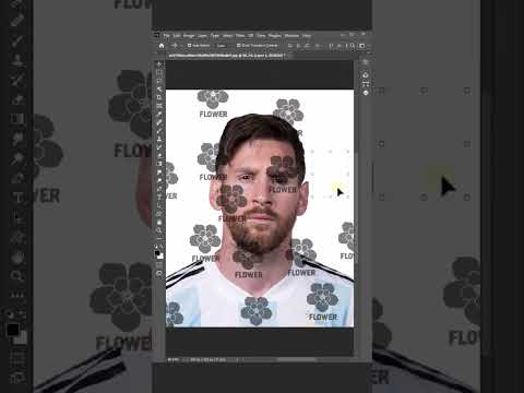 Not ai🚫 - Remove Watermarks in #Photoshop #shorts #messi