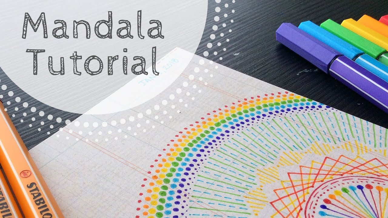 Rainbow Mandala Tutorial (Take 2)