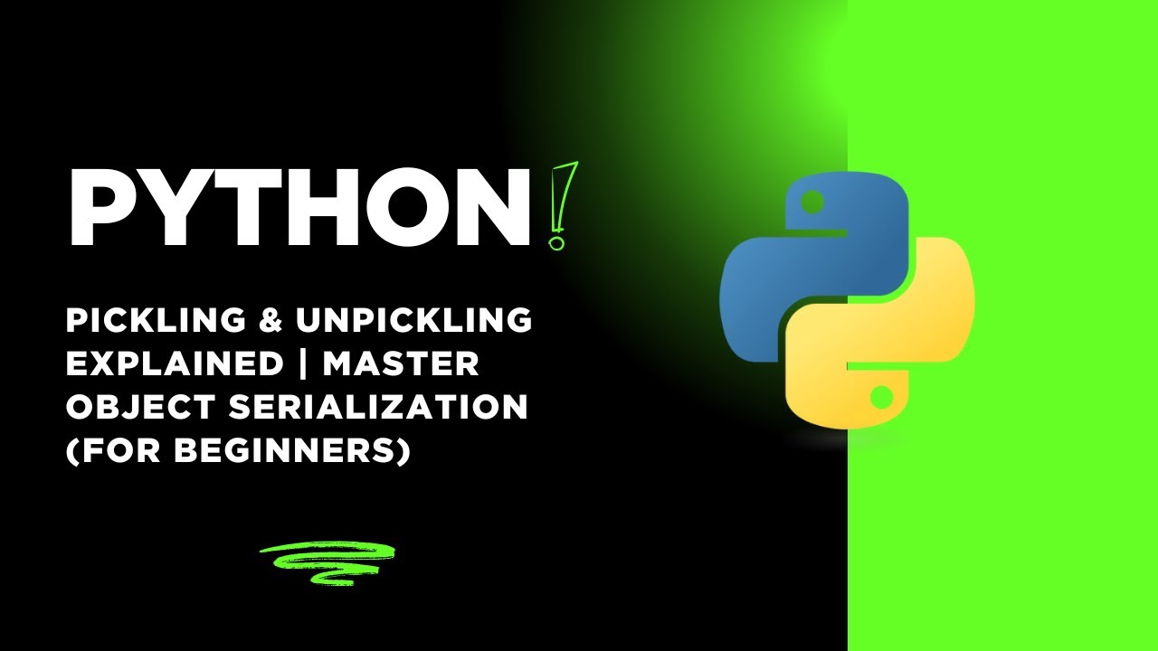 Python Pickling & Unpickling Explained | Master Object Serialization (For Beginners) #python #coding