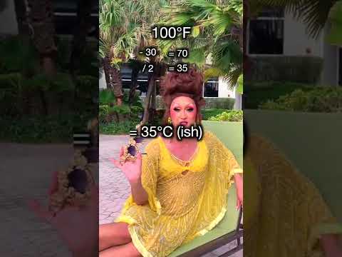 Fahrenheit to Celsius conversion trick!