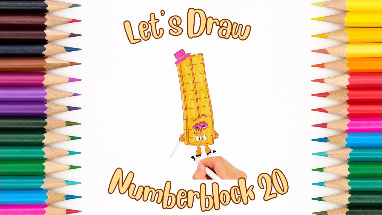 Let’s Draw Numberblocks: Number Twenty