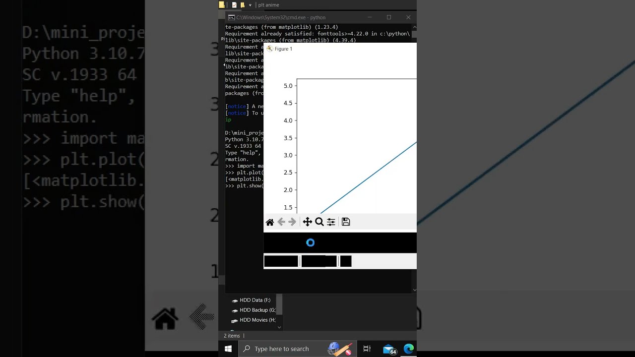 how to install matplotlib in python #shorts #python #matplotlib