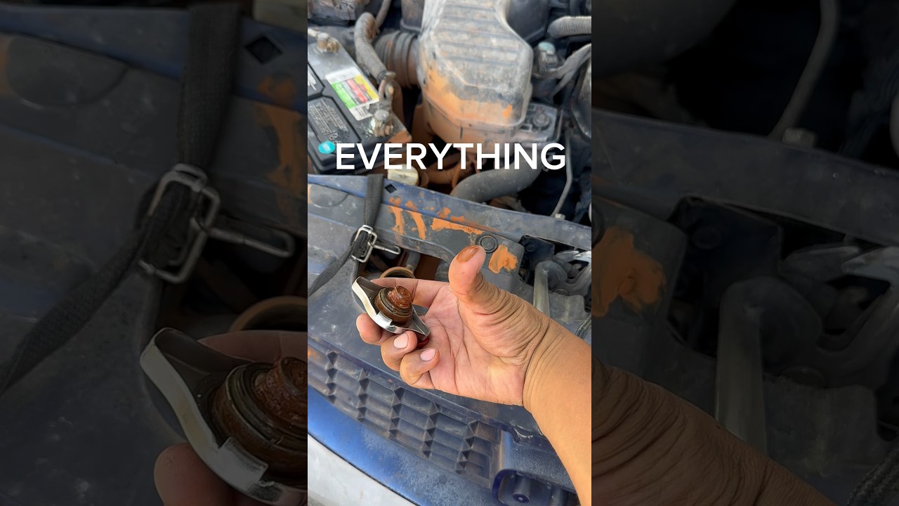 #1 MISTAKE, don’t add water in radiator, it will damage your car #car #mechanic #carparts