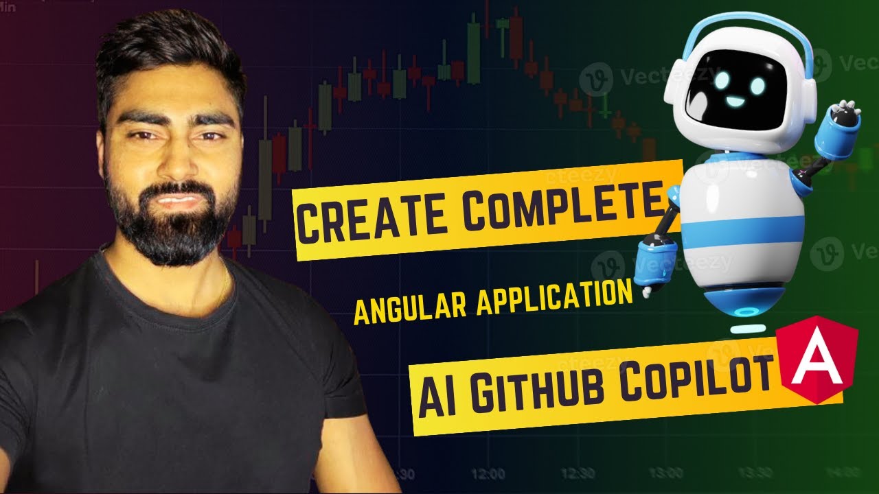 Create Complete Angular website using Github copilot and fixes bugs | Angular dothet AI