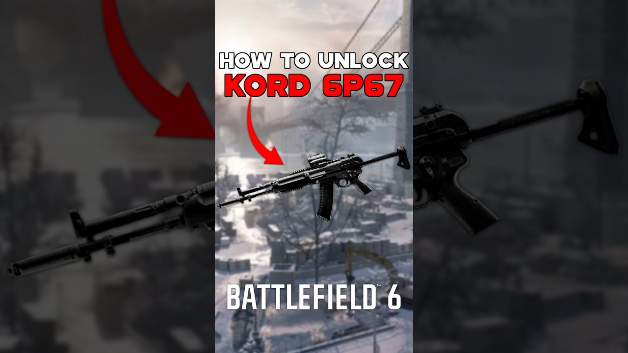 HOW TO UNLOCK KORD 6P67 ASSAULT RIFLE IN BATTLEFIELD 6