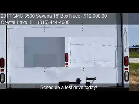 2011 GMC 3500 Savana 16' BoxTruck for sale in Crystal Lake,