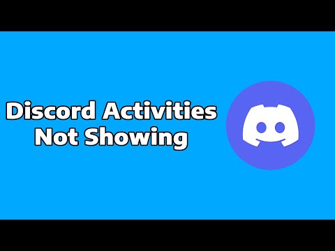 How To Fix Discord Game Activity Not Showing