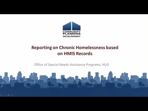 Reporting on Chronic Homelessness