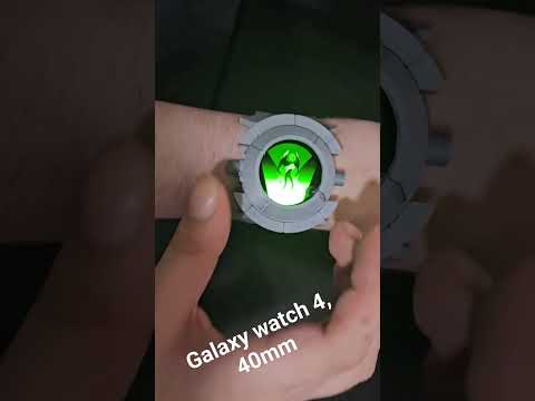 3D file Recalibrated Omnitrix Galaxy Watch4-5-6 -40mm Cover And Strap ...