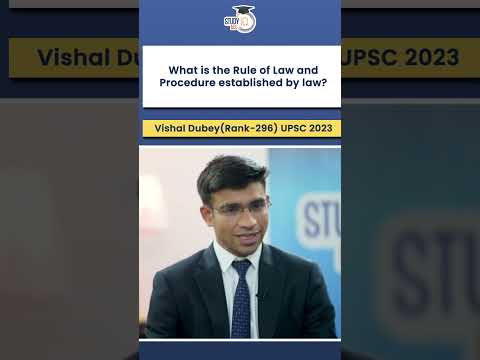 What is the Rule of Law and Procedure established by law