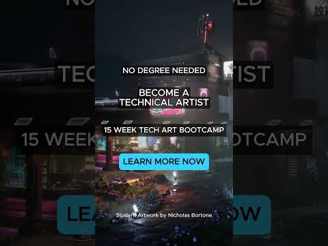No Degree Needed to Become a Technical Artist