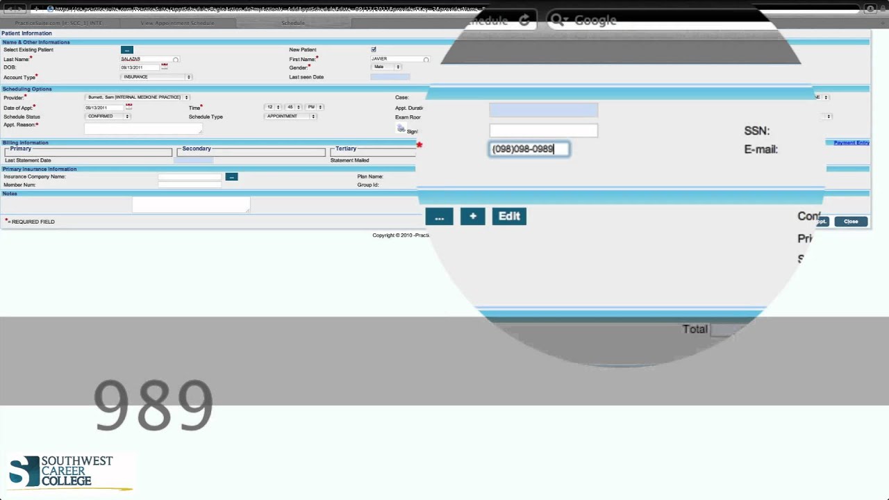 SWCC Tutorials: PracticeSuite Part #1 Basics