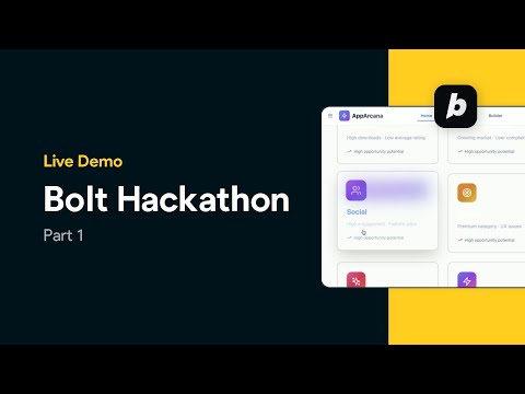 Building the Meta App Builder — Bolt Hackathon (Episode 1)