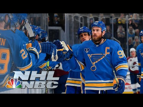 Ryan O'Reilly caps off 4-point night with hat trick for Blues vs. Avs | NBC Sports