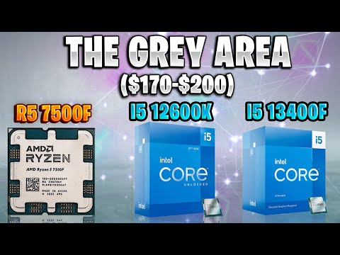 TOP 5 Best Budget CPU Under $200 2024 | Ryzen 5 7600 vs I5 12600k vs 13400f