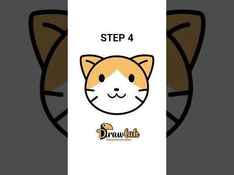 How to draw a Cat - EASY Tutorial