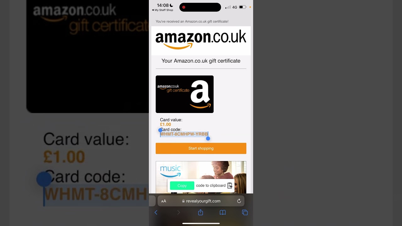My Staff Shop App demo video