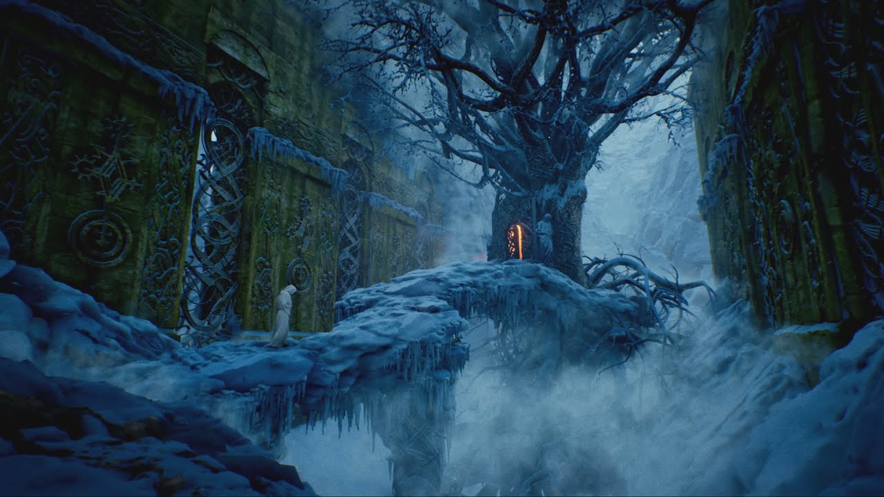 Ice castle. Environment Concept Art.