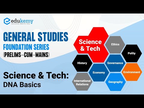 Biotechnology: DNA Basics for UPSC CSE | Science and Technology | Edukemy for IAS