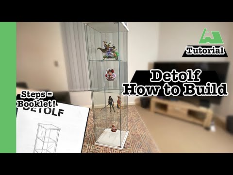 IKEA's Detolf Shelf Tutorial | Steps = Instruction Booklet!