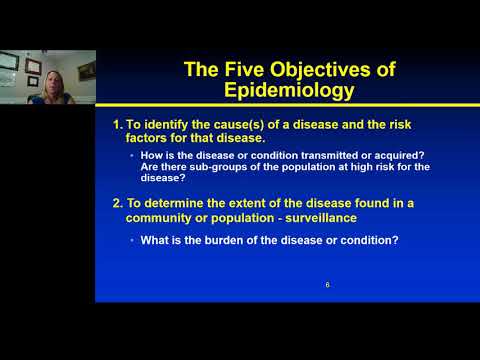 Epi Definitions and Objectives