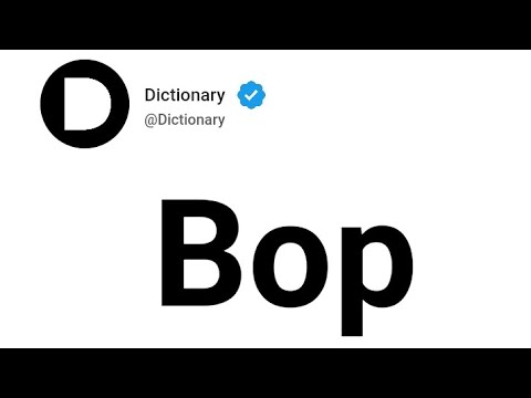 Bop Meaning In English