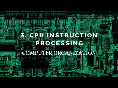 3. CPU Instruction Processing- Fetch-Decode Cycle