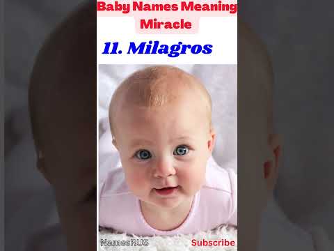 Baby Names That Mean Miracle #shorts #babynames