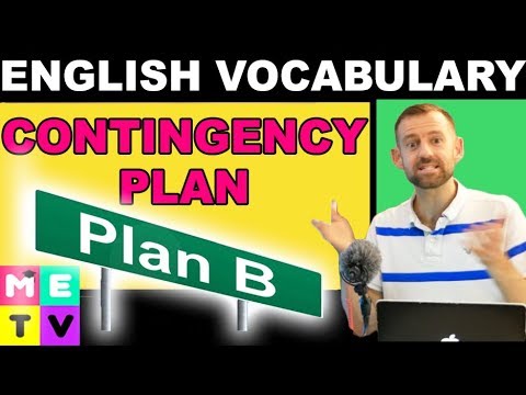 English Vocabulary | Contingency Plan