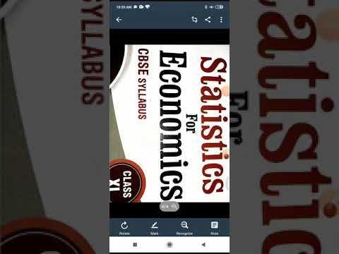 Statistics for economics... Meaning of statistics in singular sense