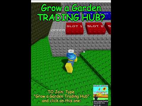 the BEST Grow a Garden Trading Hub? #growagarden #trading #roblox