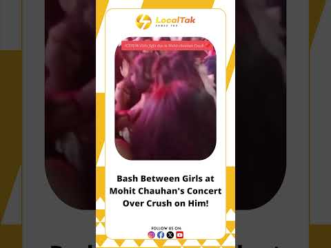 🎤🔥 Bash Between Girls at Mohit Chauhan's Concert Over Crush on Him! #localtak #news #breakingnews