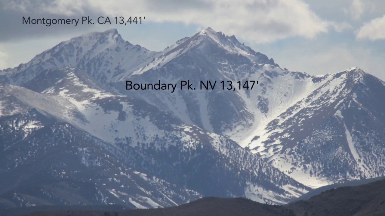 Skiing Boundary Peak - Nevada's highest point