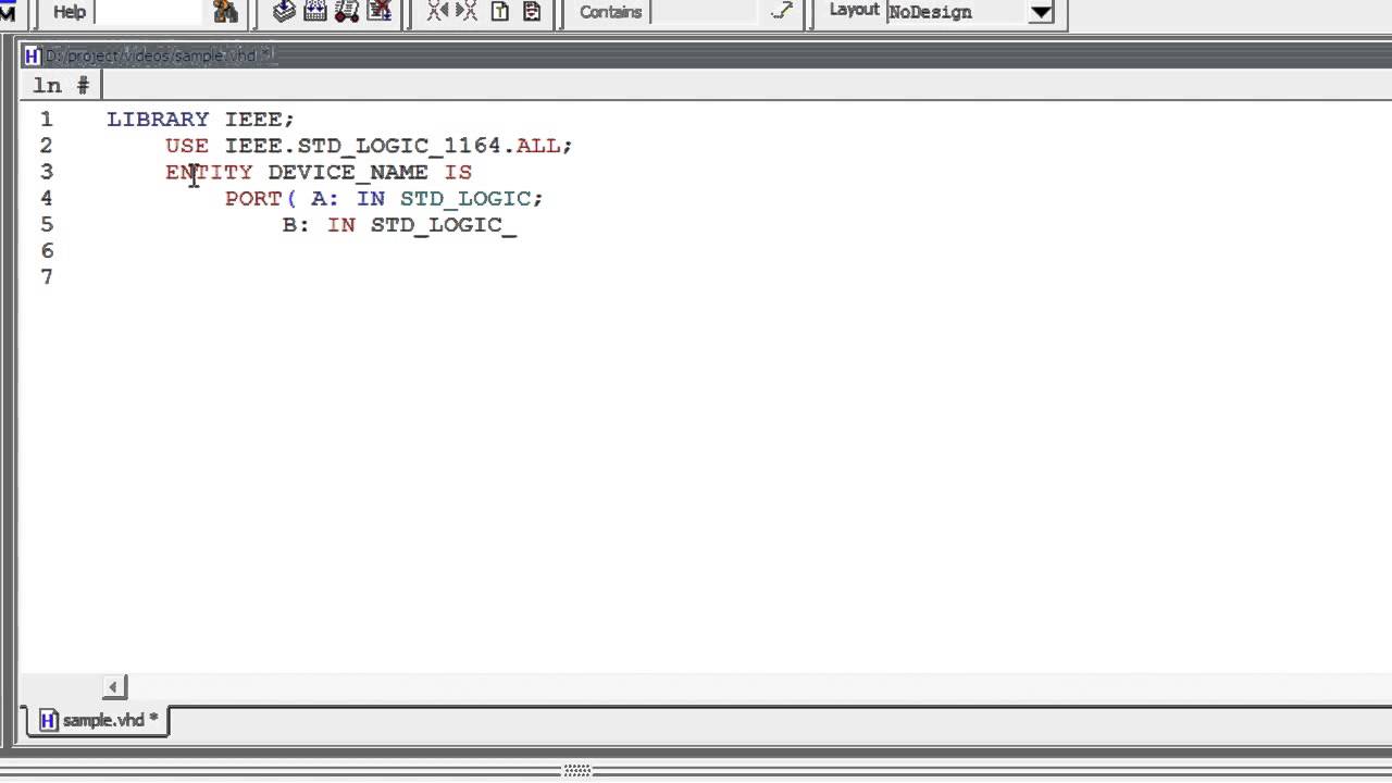 VHDL Basic Tutorial 2