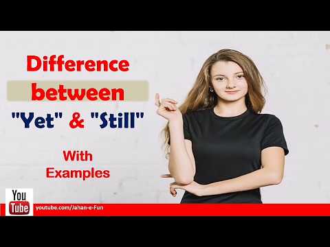 Difference between Yet and Still with Examples in Urdu