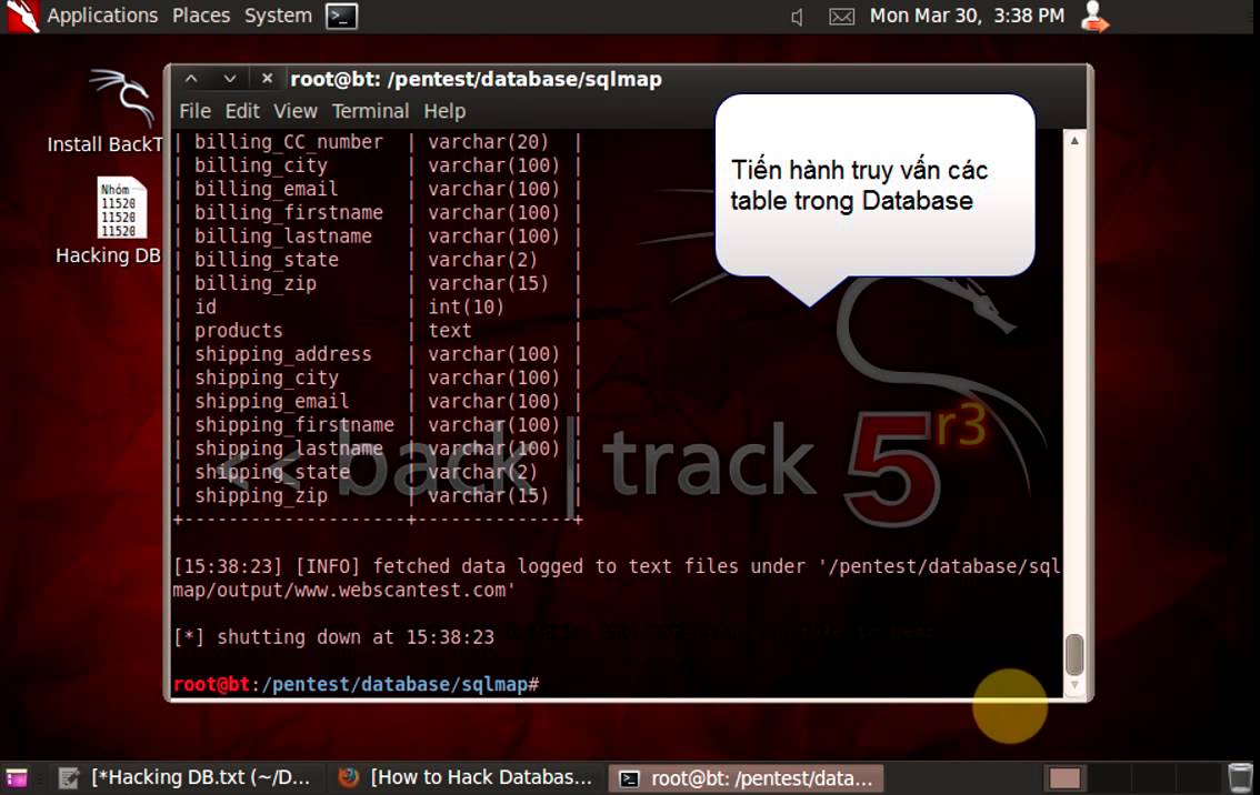 [DEMO] Hacking Database MySQL by SQLMAP