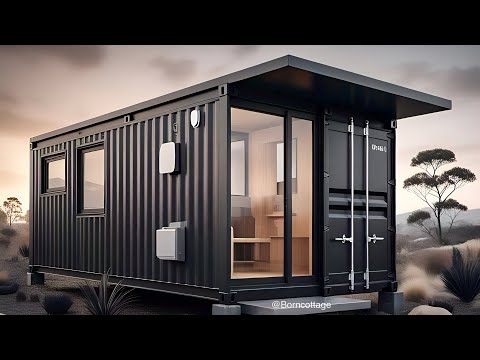 ( 20 Feet ) Tiny Container House Design “ What Sizes Inside “