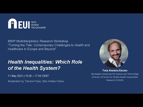 MWP "Health Inequalities: Which Role of the Health System?" by Terje Andreas Eikemo (CHAIN, NTNU)