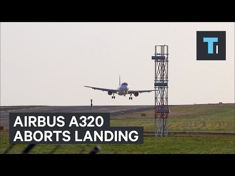 Airbus A320 At Leeds Bradford Airport Aborts Landing
