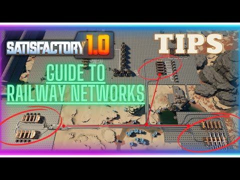 EASY Guide to setting up large Train Networks in Satisfactory 1.0 | Tips and Tricks